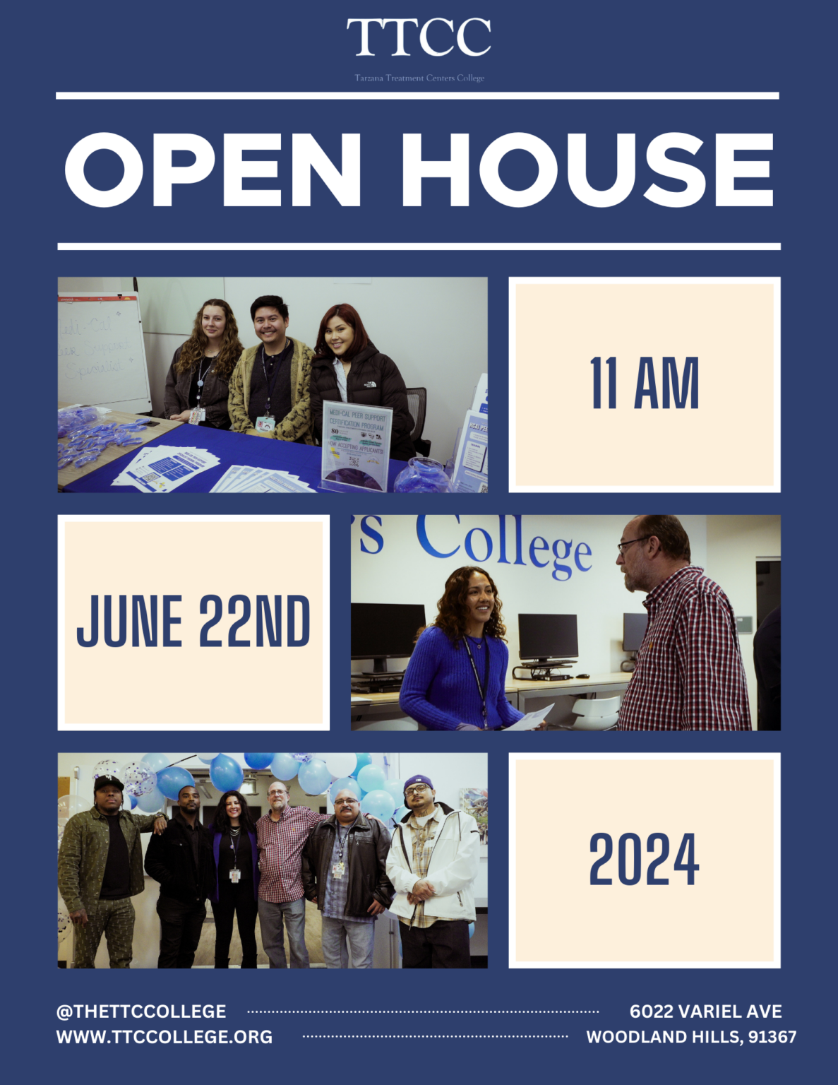 TTC College Open House (June 2024) - Tarzana Treatment Centers College